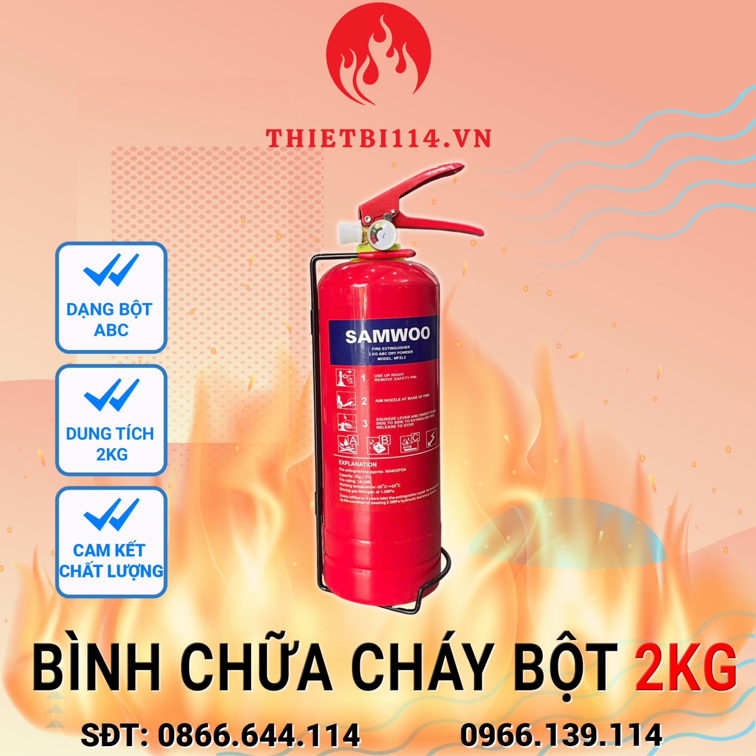 Siêu thị thiết bị phòng cháy chữa cháy 114 an toàn