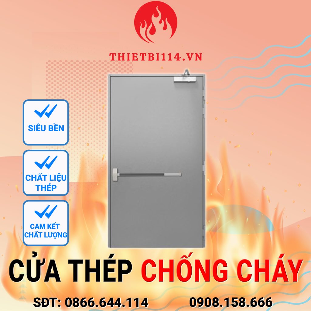 Cửa thép chống cháy - Thiết bị PCCC 114